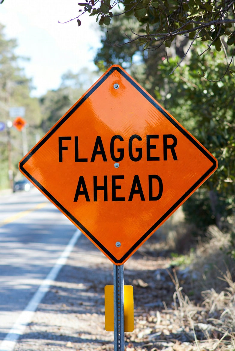 Flagger Ahead Signs | High Visibility MUTCD Compliant Signs – Traffic ...